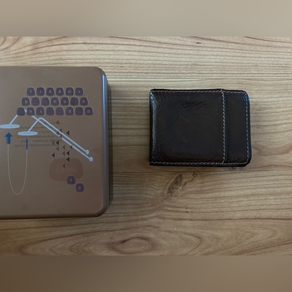 Fossil | Bags | Fossil Money Clip Wallet | Poshmark